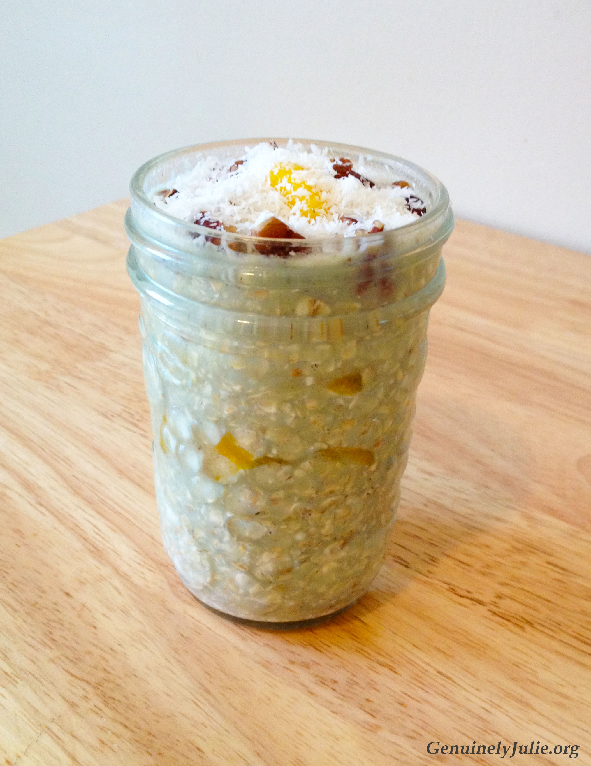 Mango Chai Overnight Oats + Trip to BC – Genuinely Julie